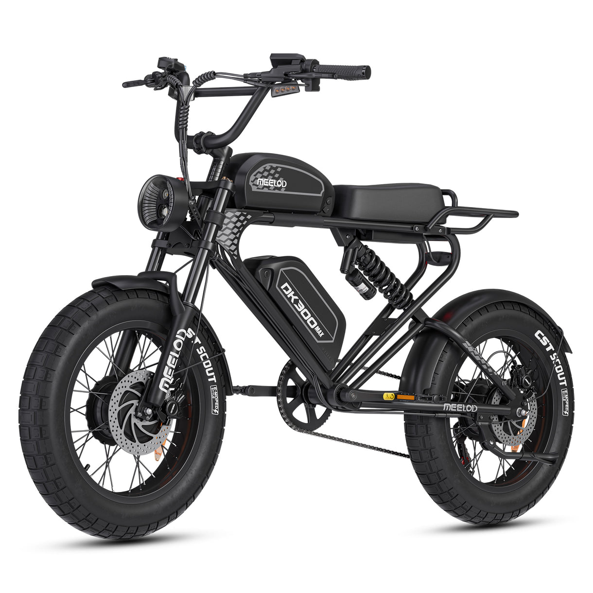 MEELOD DK300MAX Long Range Ebike - Dual Motor, Dual Battery, Up to 150 ...