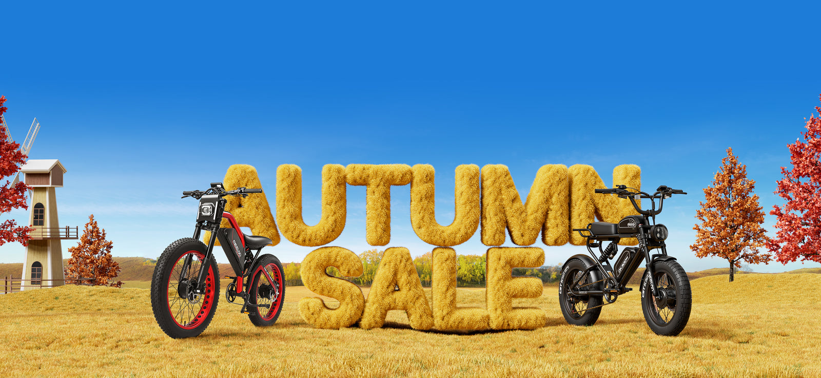 The Meelod® Retro Moped Style Ebike | MEELOD