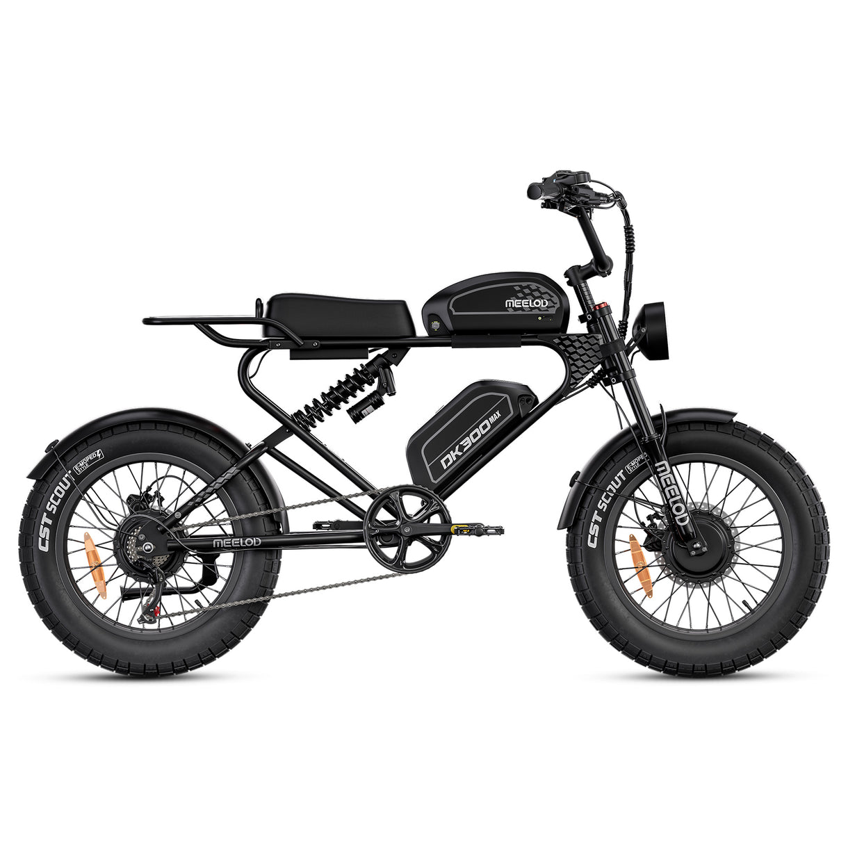 MEELOD DK300MAX Long Range Ebike - Dual Motor, Dual Battery, Up to 150 ...