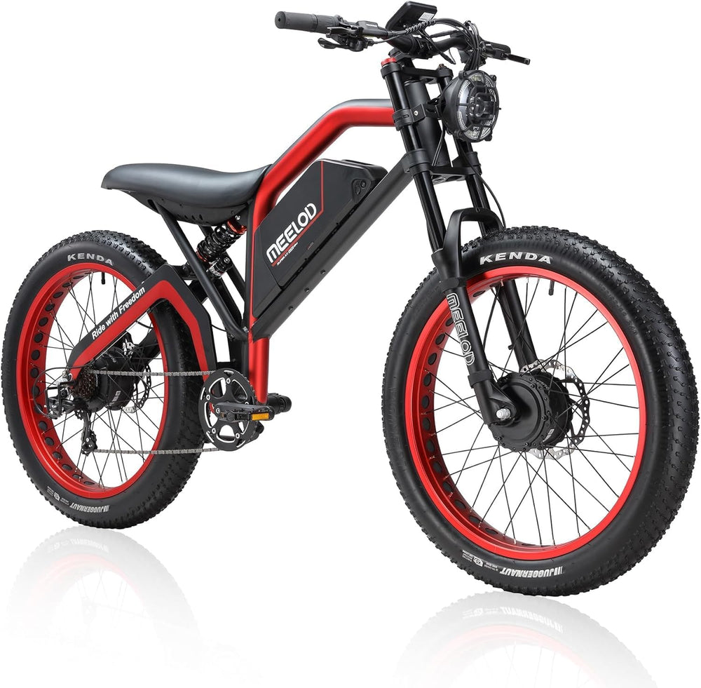 MEELOD XT600DL Dual Motor Full Suspensions Electric Bike 2000W 52v25AH ...