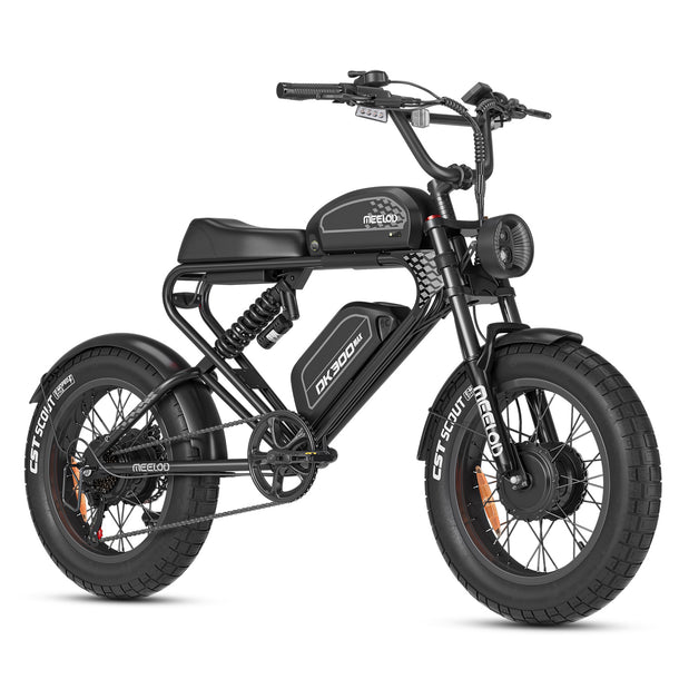 MEELOD DK300MAX Long Range Ebike - Dual Motor, Dual Battery, Up to 150 ...