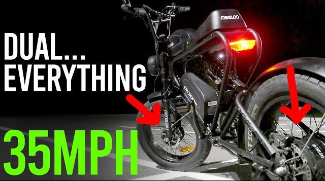 MEELOD DK300MAX Long Range Ebike - Dual Motor, Dual Battery, Up to 150 ...