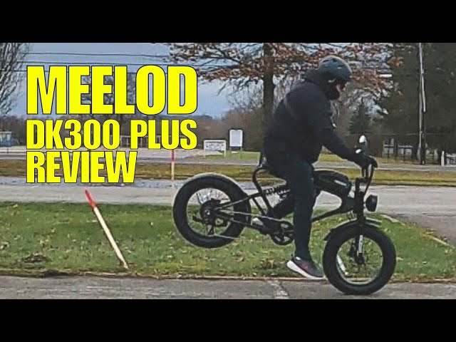 MEELOD DK300 Plus Moped Style Electric Bike Dual Suspension 1200W 48V20Ah Top Speed 30Mph