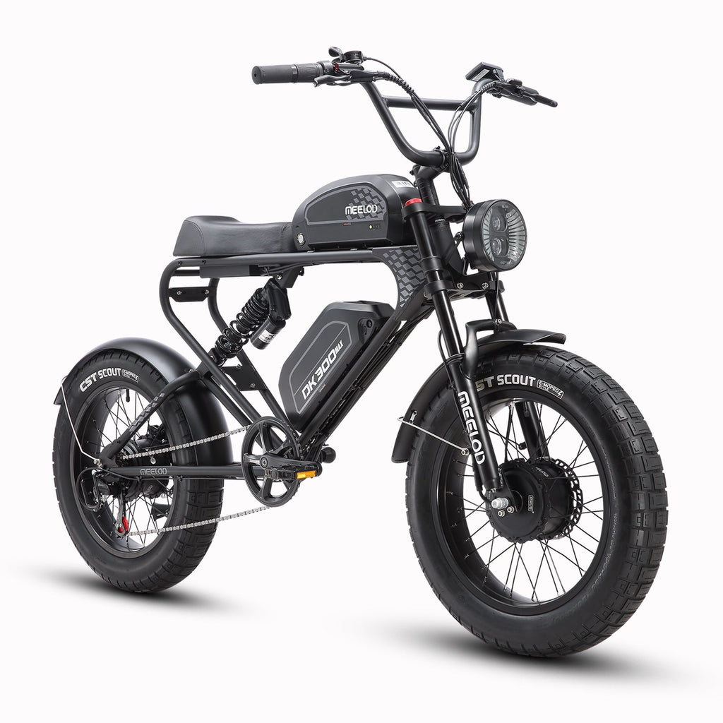 MEELOD DK300 MAX Electric Motorbike | Dual 1200W Motor, Dual Battery ...