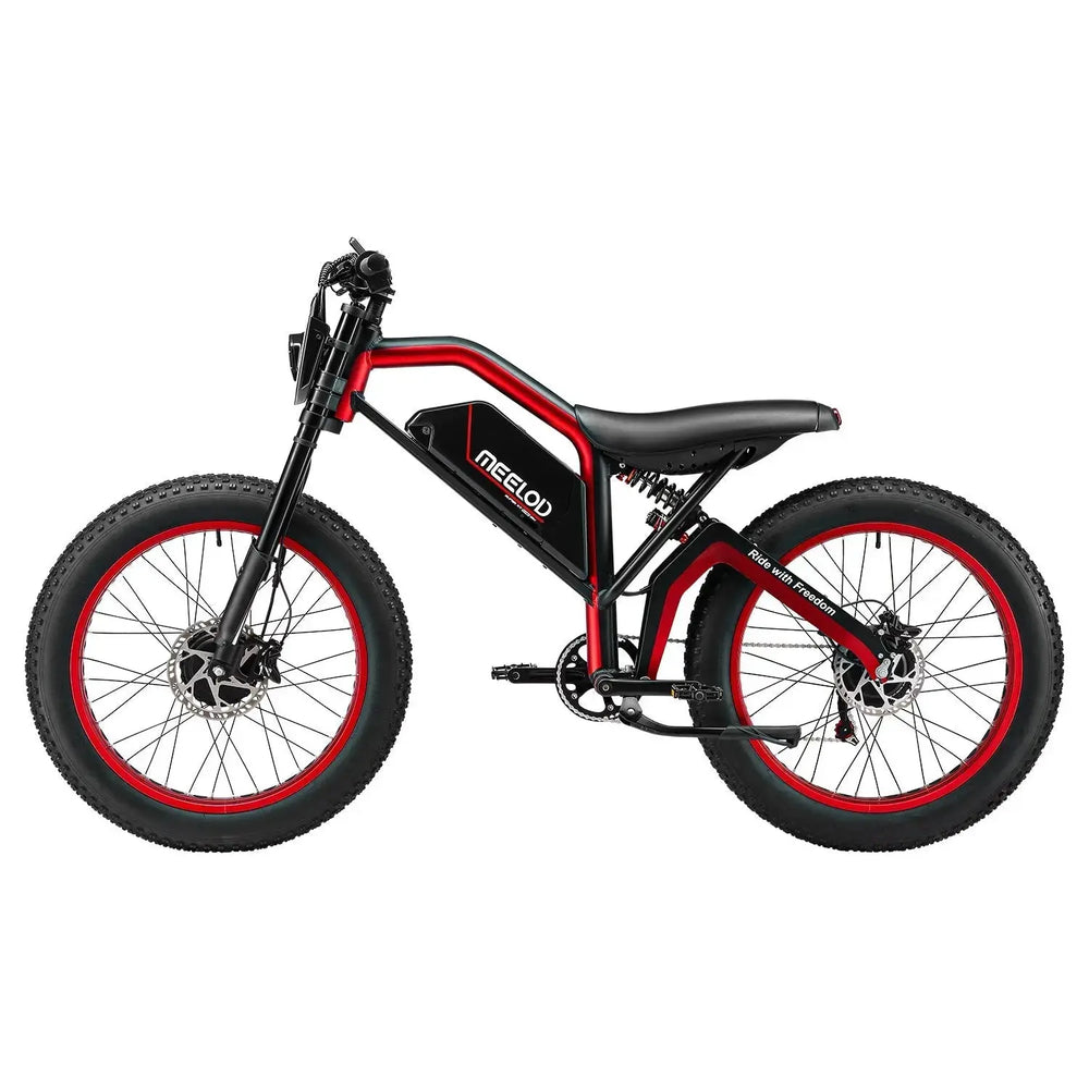 MEELOD XT600DL Dual Motor Full Suspensions Electric Bike 2000W 52v25AH Top Speed 28Mph
